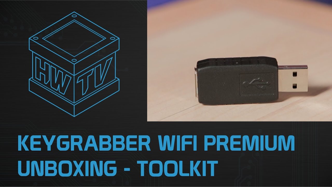 Keygrabber WiFi Premium Unboxing - HackerWarehouse.TV